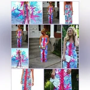 Lilly Pulitzer | Dresses | Nwtlilly Pulitzerangela Maxi Dress Resort ...